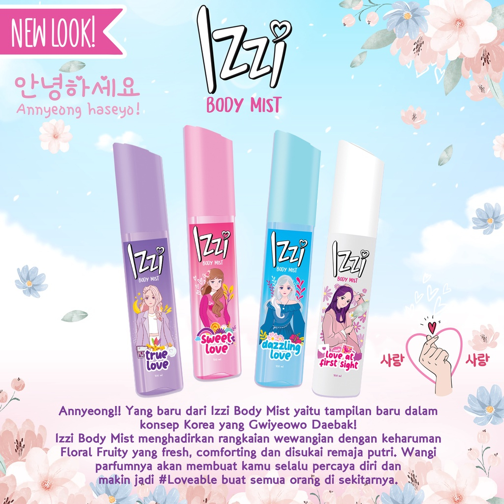 Jual Izzi Body Mist - Fine Fragrance Mist Tahan Lama | Shopee Indonesia