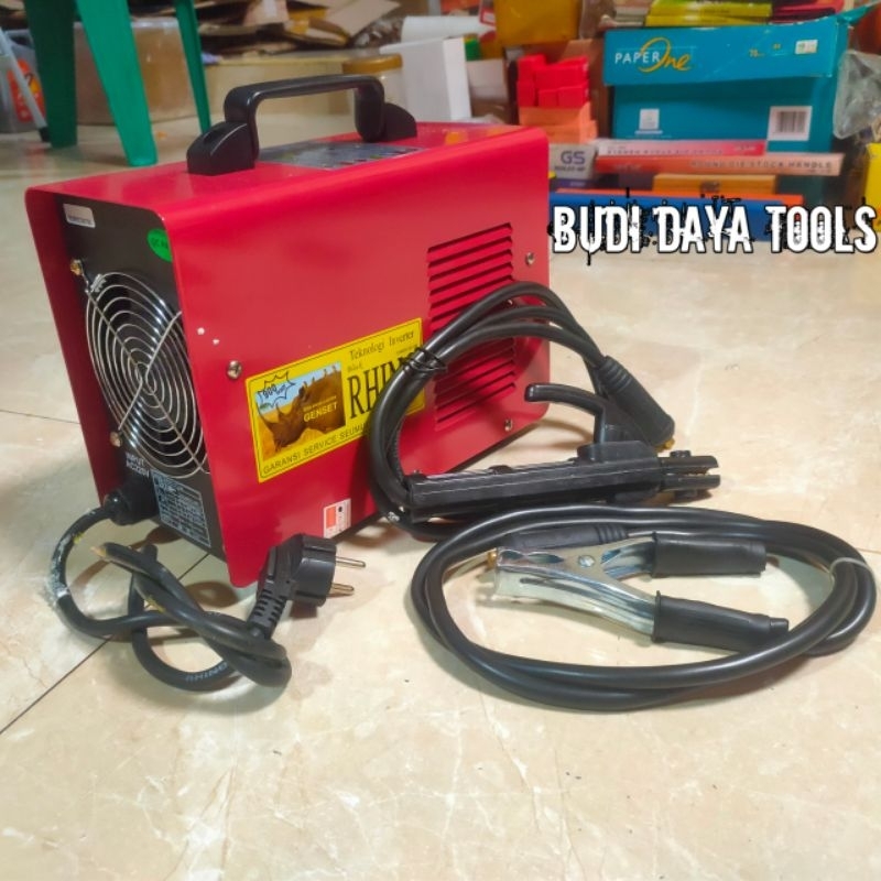 Jual Mesin Las Trafo Inverter Merah Rhino 125 A 900 Watt Dc Inverter ...