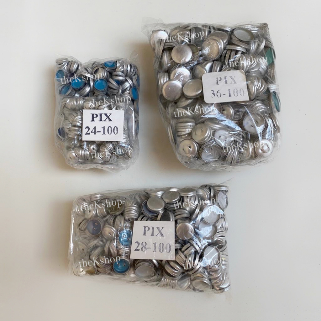 Jual Kancing Bungkus Kaleng Gepeng +- 300 Pasang / Cangkang bahan ...