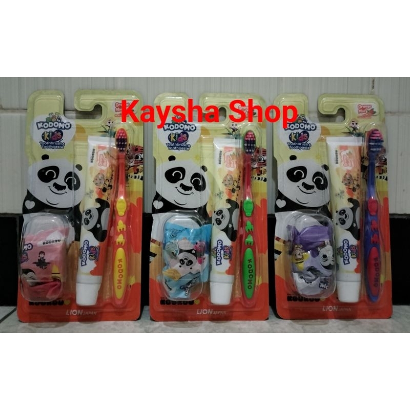 Jual Kodomo Sikat Gigi Koukou 2 In 1 (Warna Rondom) | Shopee Indonesia