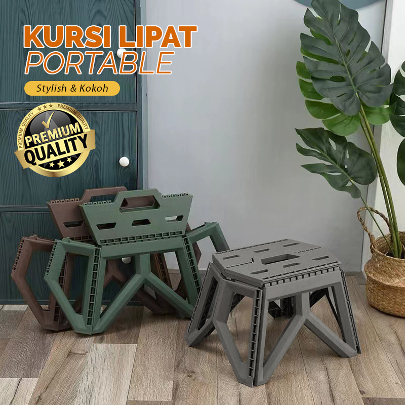 Jual Kursi Lipat Jongkok Mini Kursi Plastik Lipat Portable Serbaguna ...