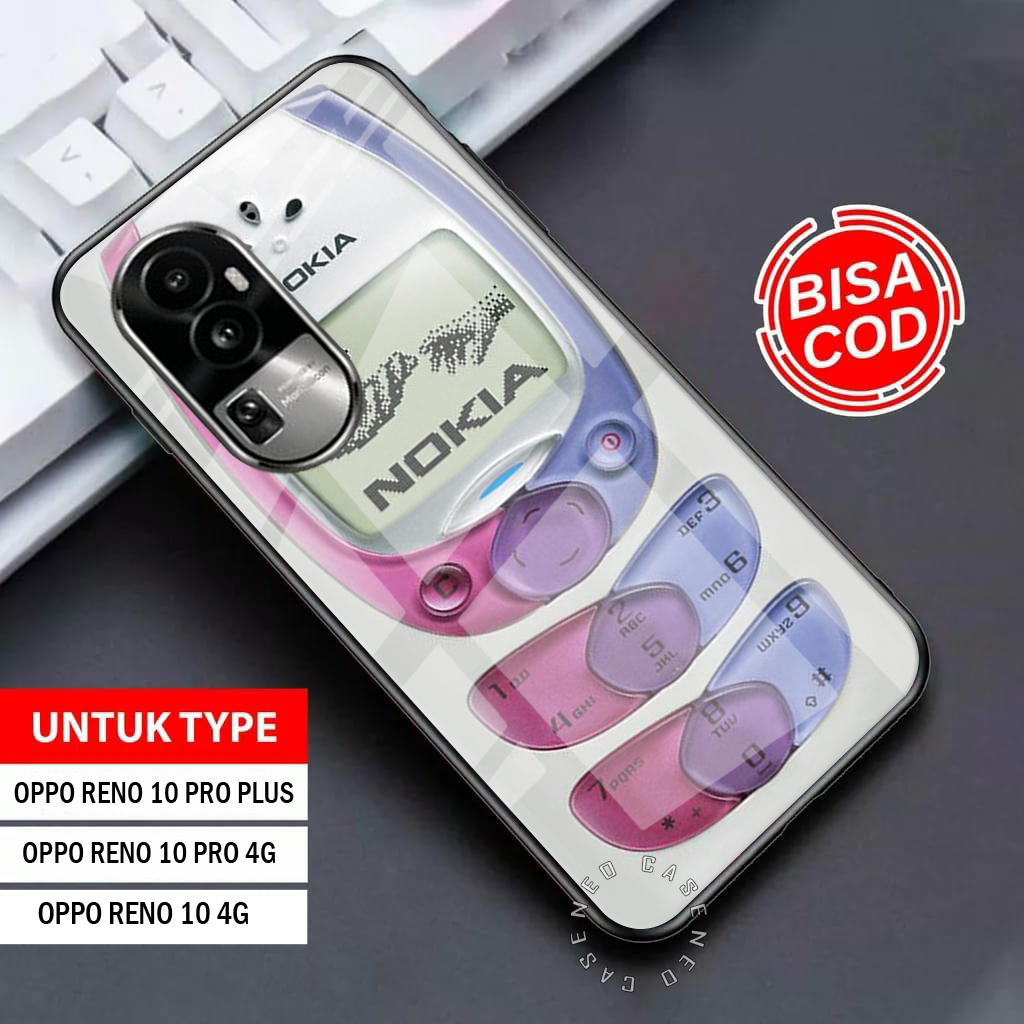 Jual Softcase Glass Kaca Kilau Case Oppo Reno 10/10 Pro 4G/ 5G - N33 ...