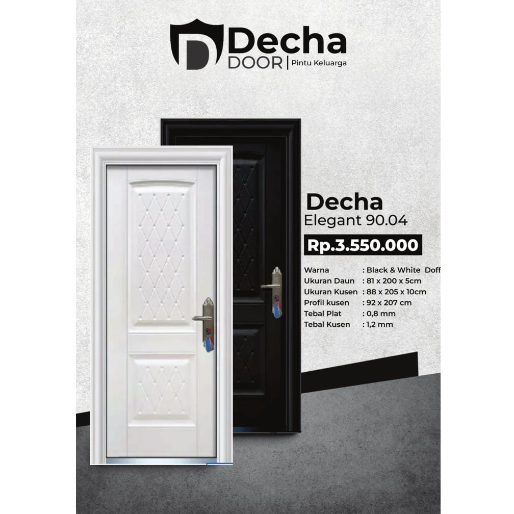 Jual Pintu Rumah | Pintu Baja | Pintu Kamar 92x207 Elegant 90.04 Decha ...