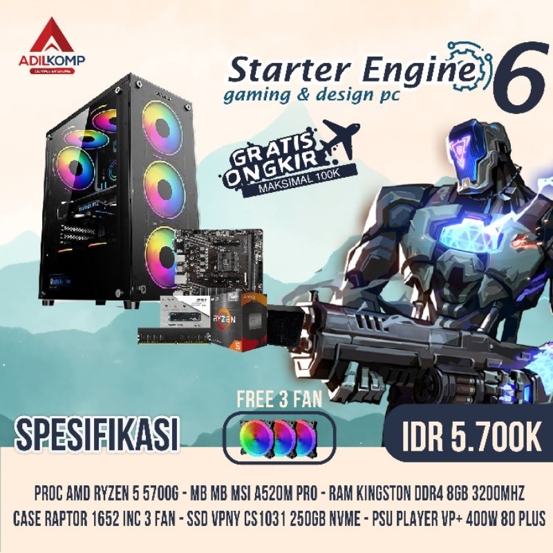 Jual PC RAKITAN STARTER ENGINE 6 | Shopee Indonesia