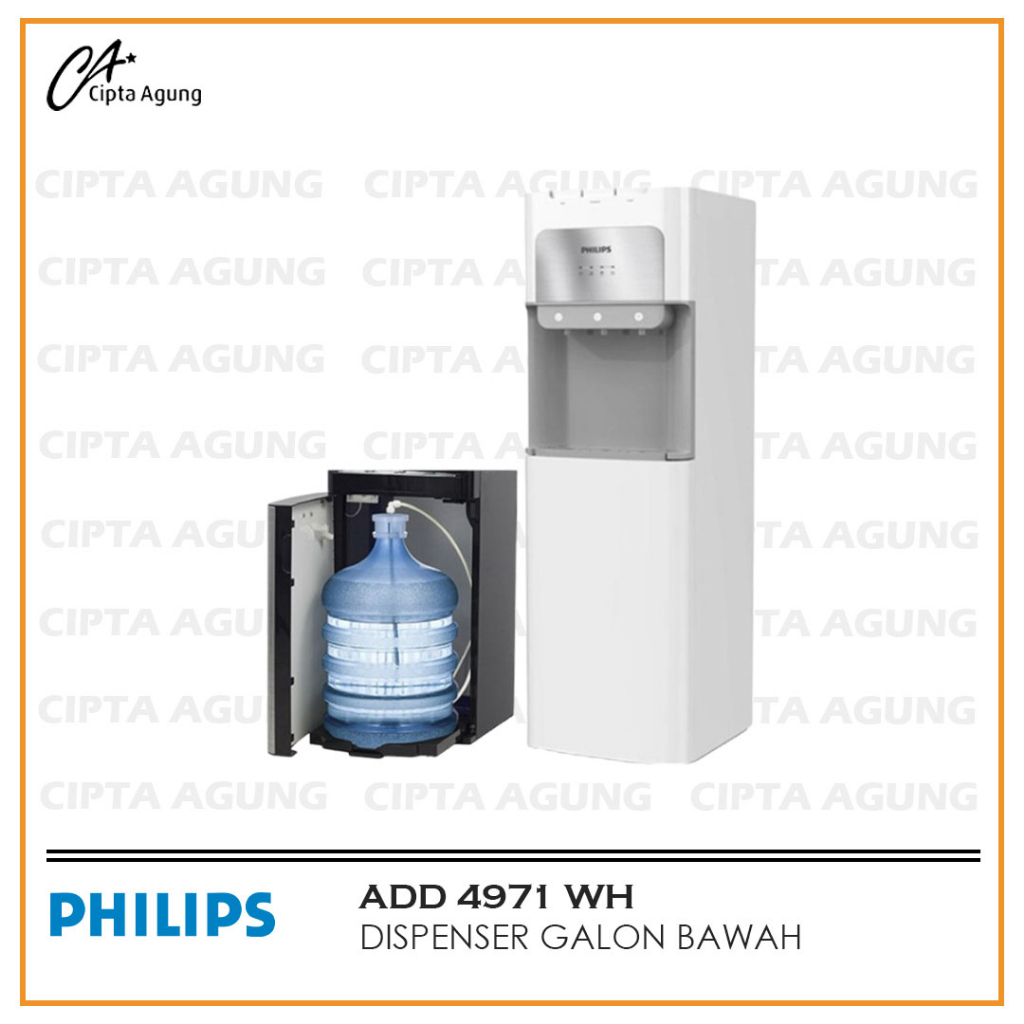 Jual DISPENSER GALON BAWAH PHILIPS ADD 4971 WH / 70 ADD4971WH/70 ...
