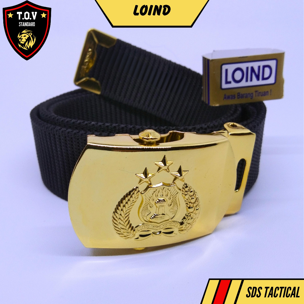 Jual LOIND Sabuk Polisi Slorok Rel Ikat Pinggang Pdh Polri Polos | Shopee Indonesia