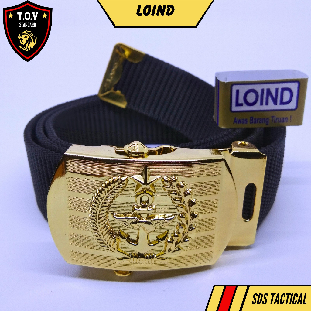 Jual LOIND Sabuk TNI Slorok Rol Ikat Pinggang Gesper Pdh Motif Garis | Shopee Indonesia