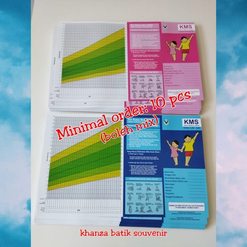 Jual KMS/Kartu menuju sehat/Kartu KMS Kebidanan/Posyandu | Shopee Indonesia