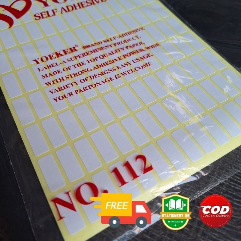 Jual Label Kertas Undangan/Label Harga/Kertas Label/Label 112/Label 103 ...