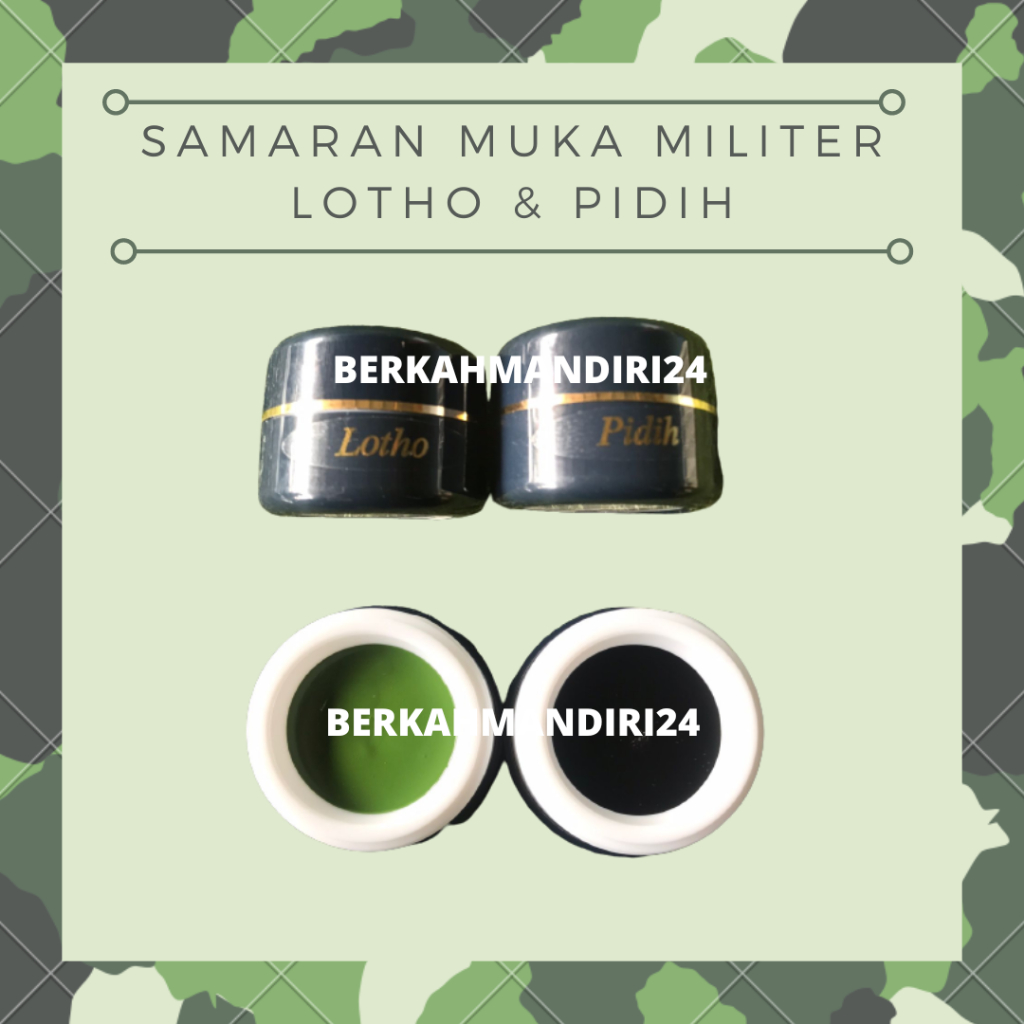 Jual Samaran Muka Militer Viva Lotho dan Pidih Cream Warna Wajah Viva ...