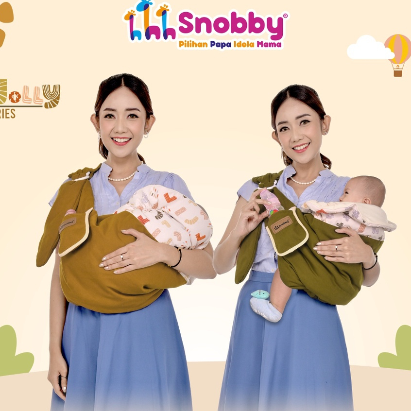 Jual Snobby Gendongan Samping Bayi / Gendongan Ring Sling / Gendongan ...