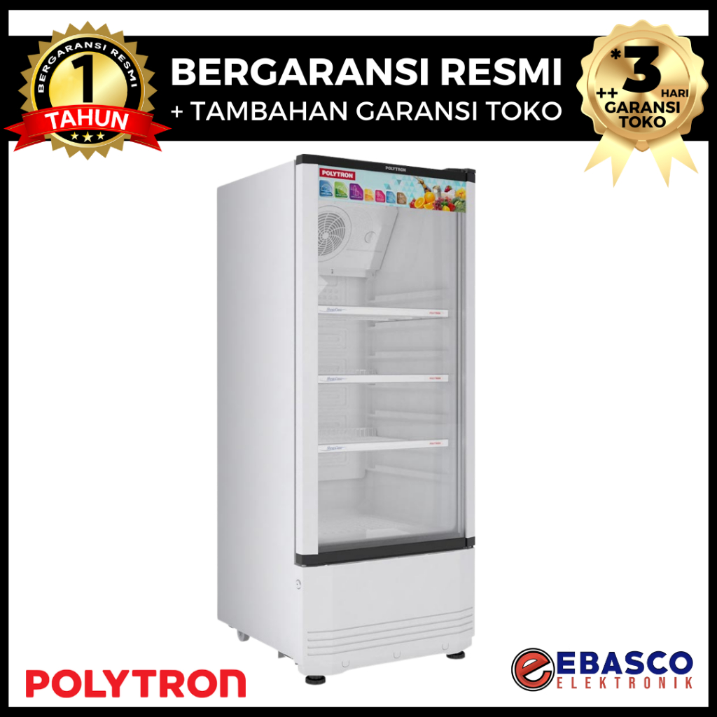 Jual Polytron Showcase SCN 140 Kapasitas 140L 3 Buah Rak | Shopee Indonesia