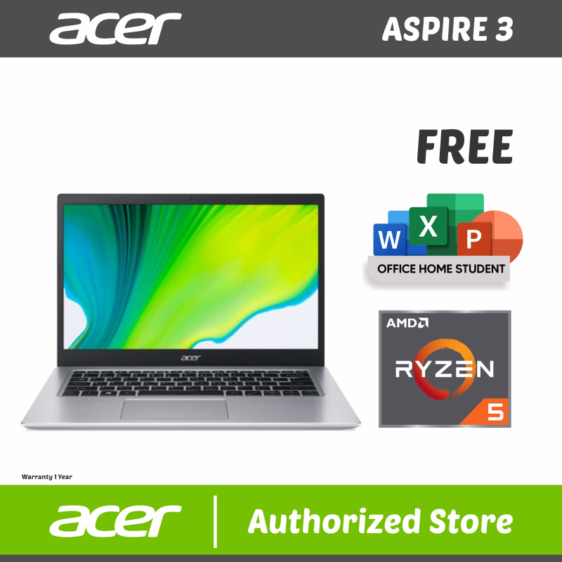 Jual ACER ASPIRE 3 RYZEN 5 7520U 8GB 512GB 14 W11 OHS21 | Shopee Indonesia