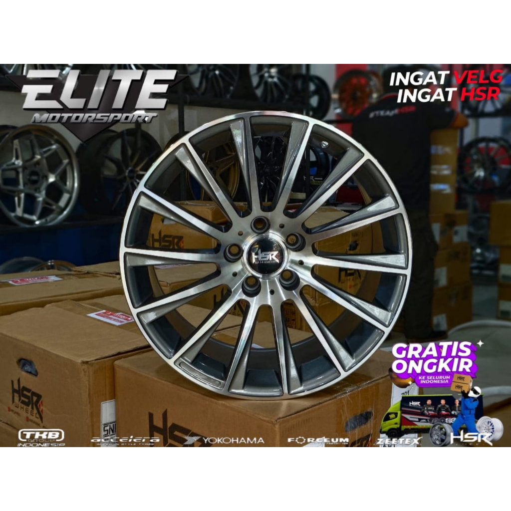 Jual Velg Racing R18 Lebar 8,5/9,5 Mobil Mercy Alphard Innova Cortez Captiva Accord Hrv Almaz ...