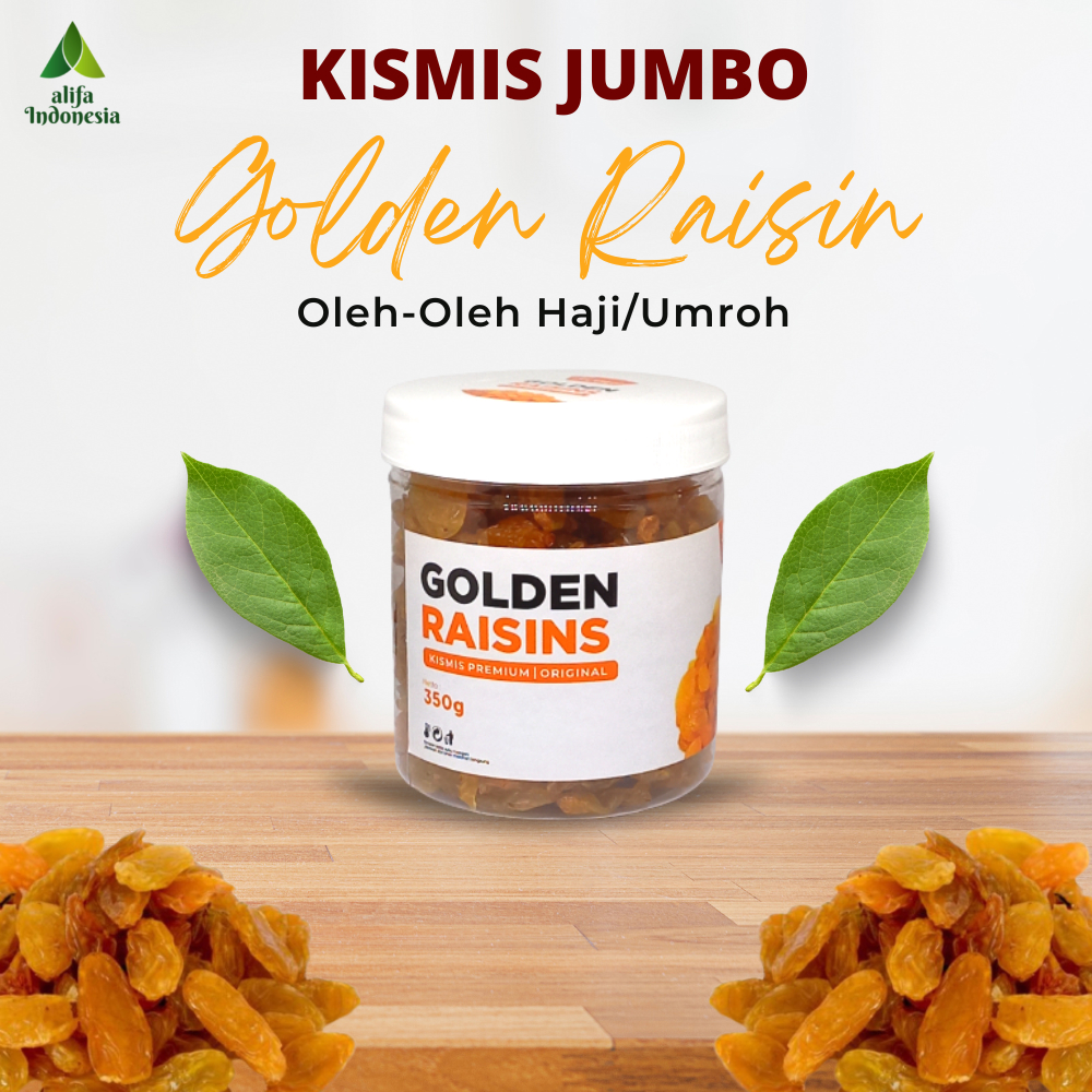 Jual Kismis Jumbo/Golden Raisin Simin Manis Organik / Kismis Emas 350 ...