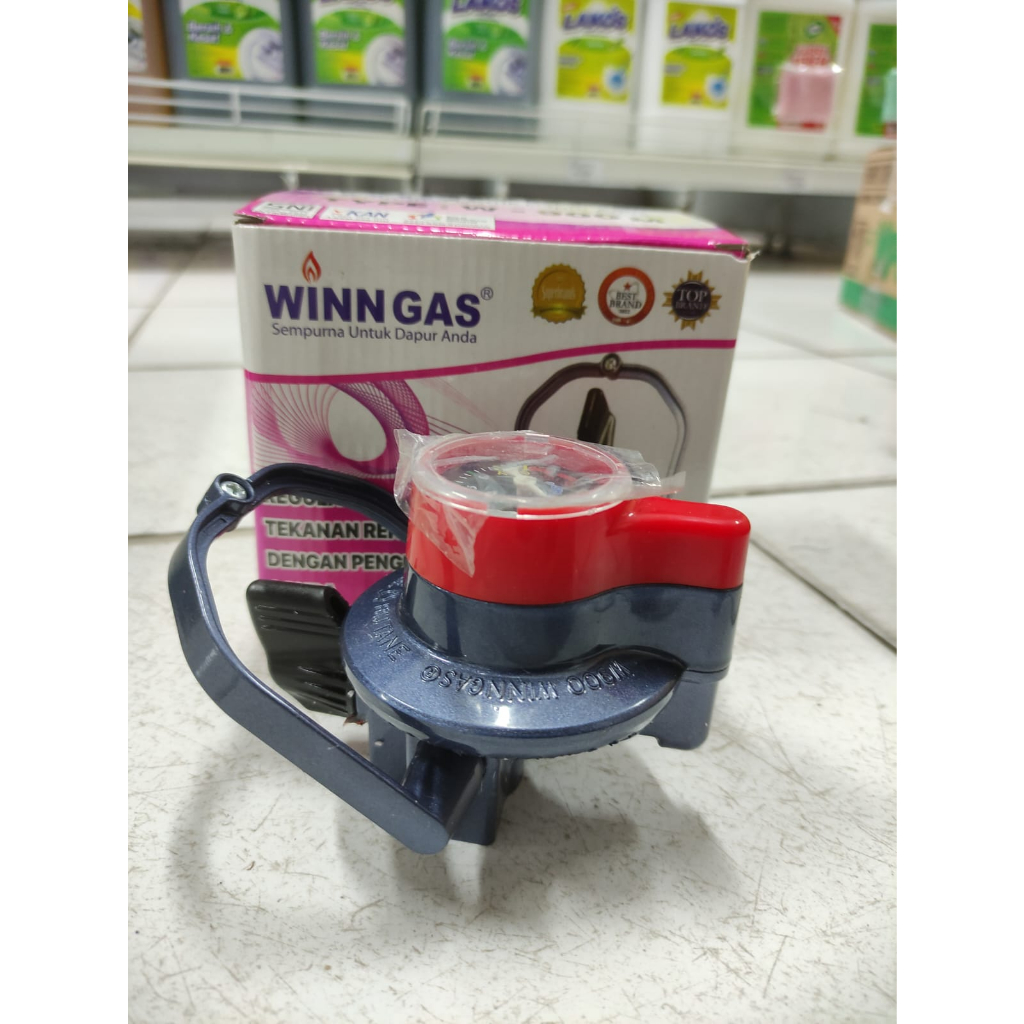 Jual WIN GAS Kepala Regulator + Meteran W-900M / Tekanan Rendah ...