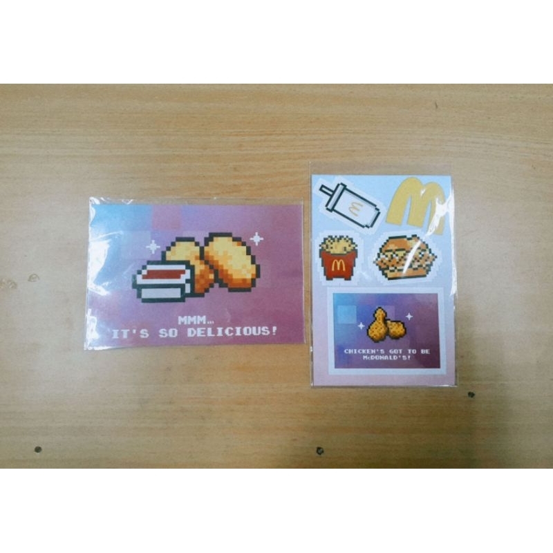 Jual Sticker & Postcard NEW JEANS x MCD Sticker Glossy NEW JEANS MCD ...