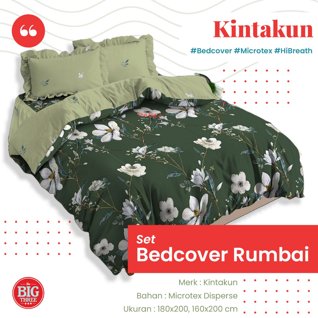Jual Bedcover + Sprei Rumbai KINTAKUN 180x200/160x200 - Amerta Arfana ...