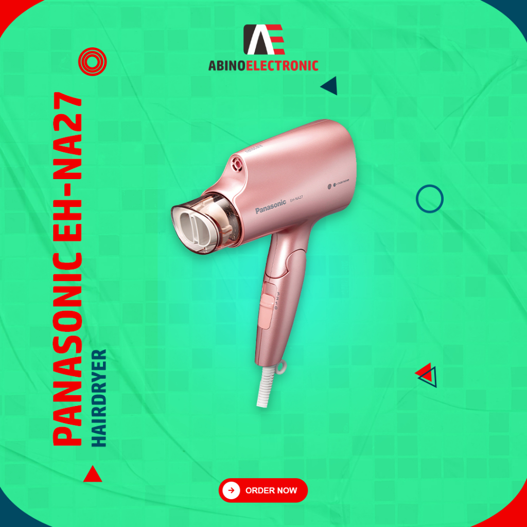Jual Hairdryer Panasonic EH-NA27 Alat Pengering Rambut Nano Hair Dryer ...