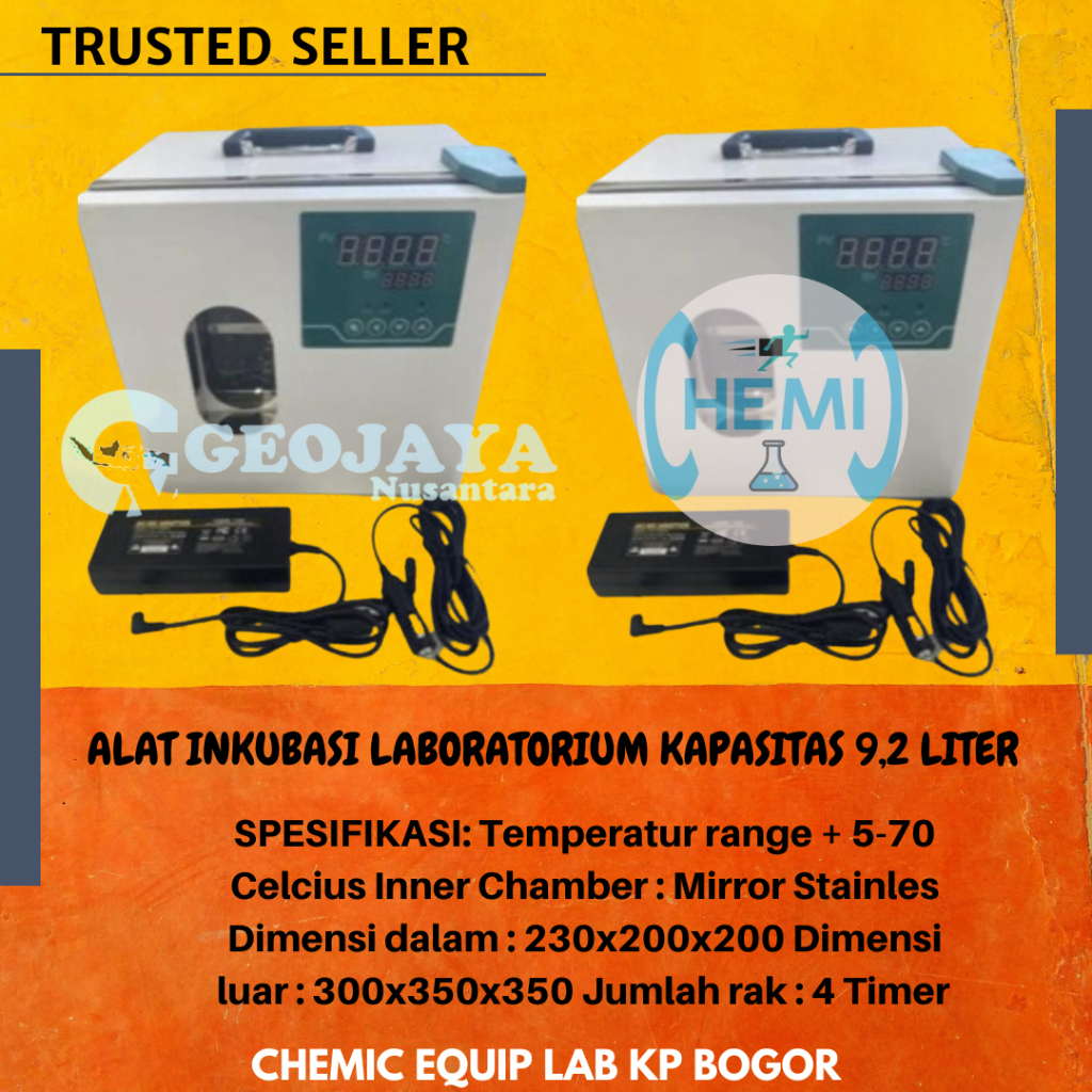 Jual ALAT INKUBASI LABORATORIUM, (KAPASITAS 9,2 LITER) | Shopee Indonesia