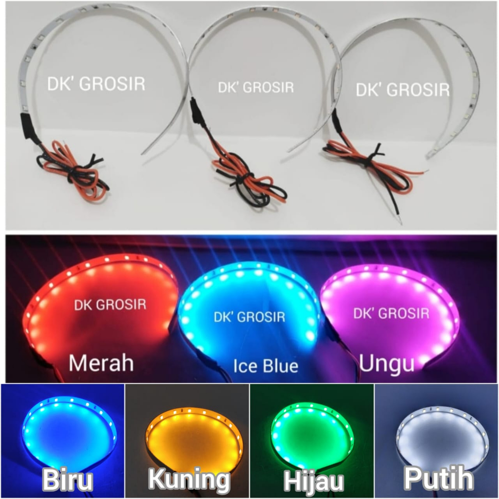 Jual LED devil eye demon eyes DE 360 derajat projector hid biled merah ...