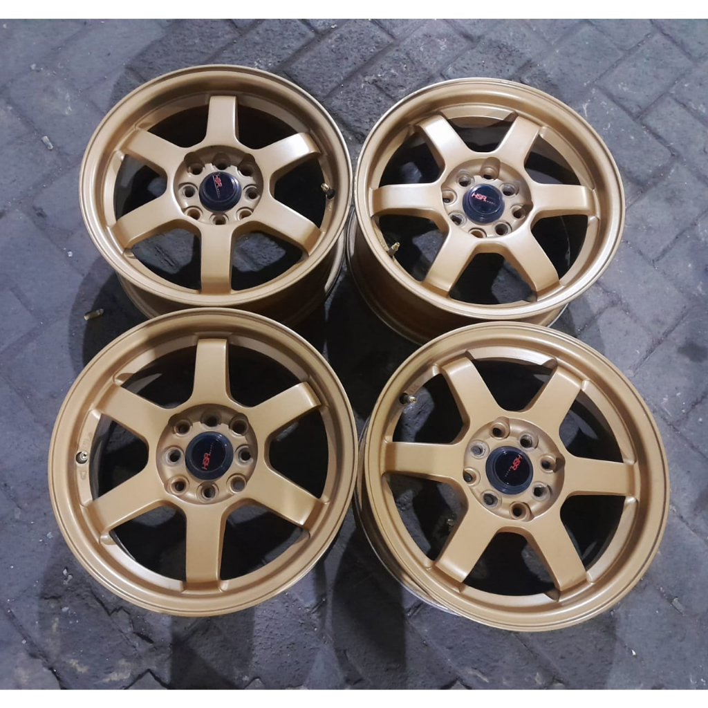 Jual Velg Bekas Racing JDM TE37 R15 Lubang 8X100/114,3 GOLD Untuk Mobil ...