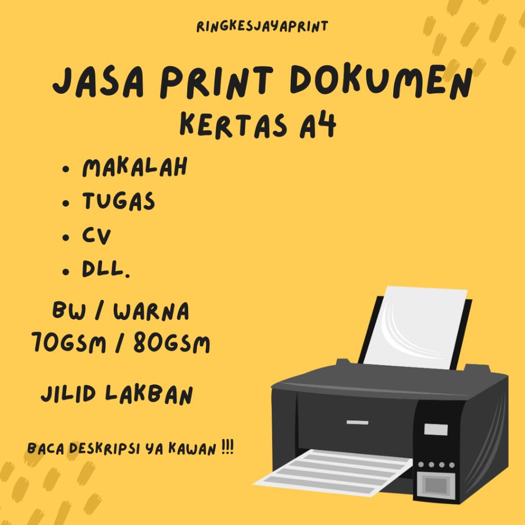 Jual A4 - Print Dokumen Cetak File | Shopee Indonesia