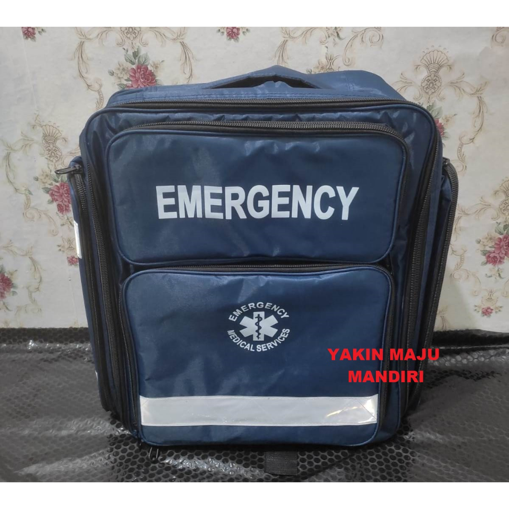 Jual Tas Emergency Kit Biru / Blue Bag P3K Ransel Isi Lengkap | Shopee ...