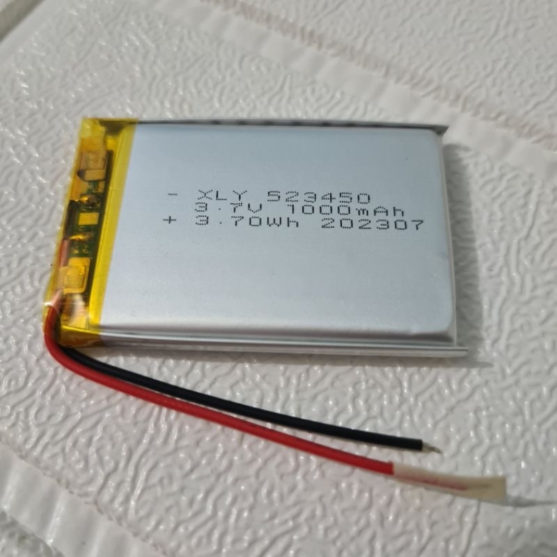 Jual Baterai LiPo 3.7V 1000mAh Lithium Polymer Battery | Shopee Indonesia