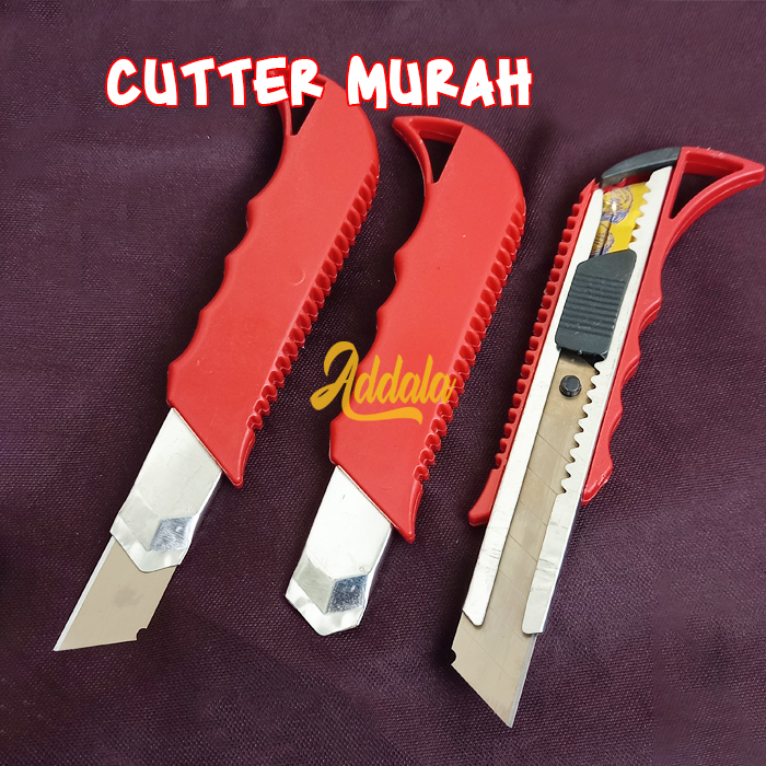 Jual Pisau Cutter Besar Murah - Bahan Stainless Kaleng | Shopee Indonesia