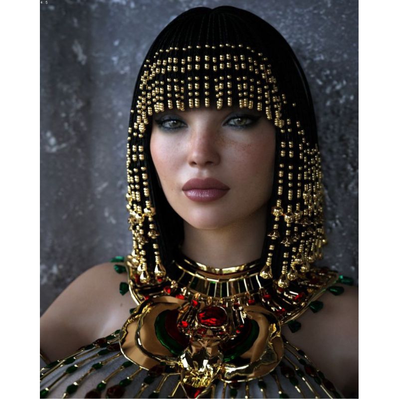 Jual Cleopatra Headpiece, Cleopatra Hair, Aksessoris Kleopatra 058 ...