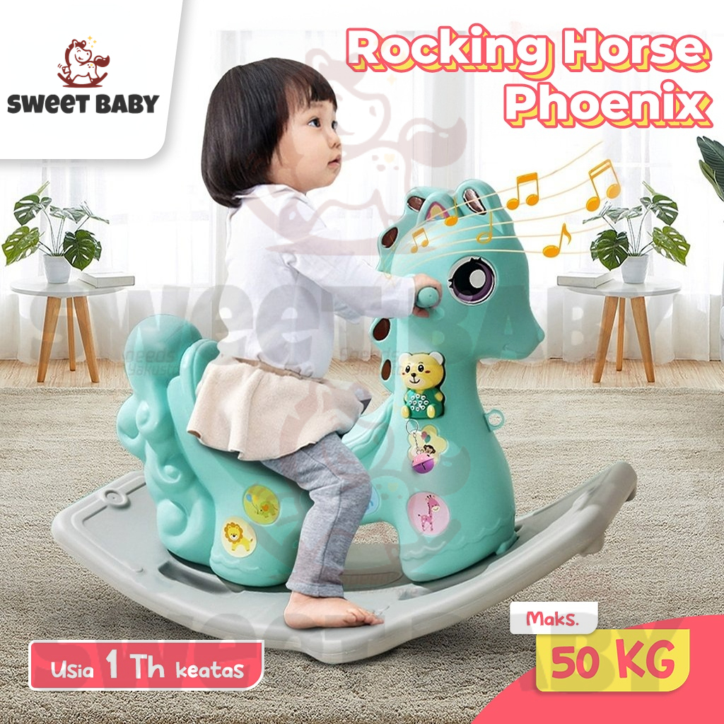 Jual SPEEDS Mainan Anak Kuda Kudaan Rocking Horse Ride On Jungkat ...