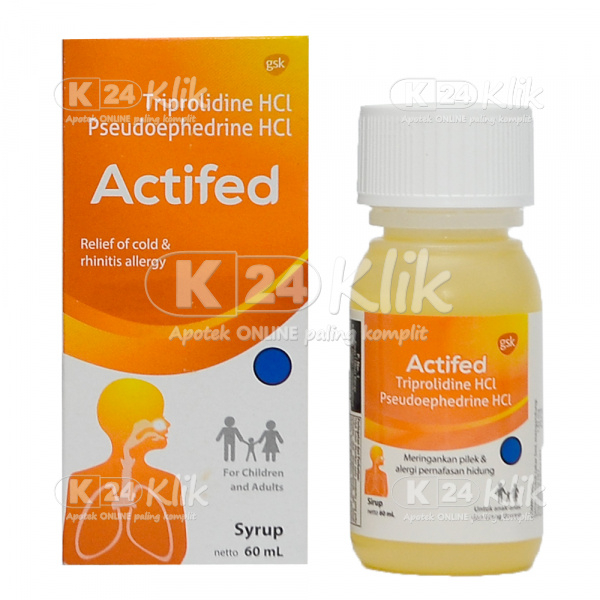 Jual Actifed Sirup Kuning 60ml (per Botol) | Shopee Indonesia