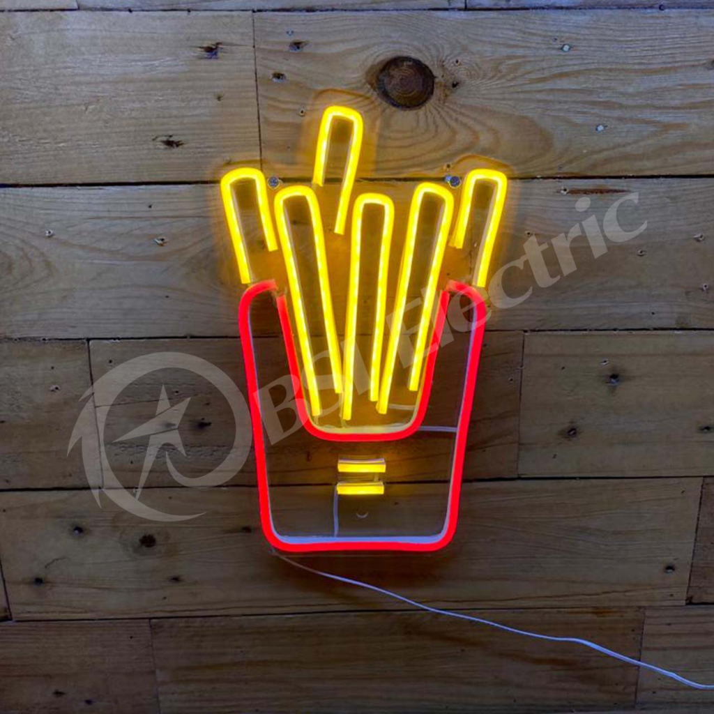 Jual FRENCH FRIES Neon Flex / Neon Sign | Shopee Indonesia