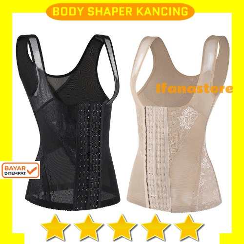 Jual Korset Pengecil Perut ( Pengait 6 Baris) / Body Shaper Pelangsing ...