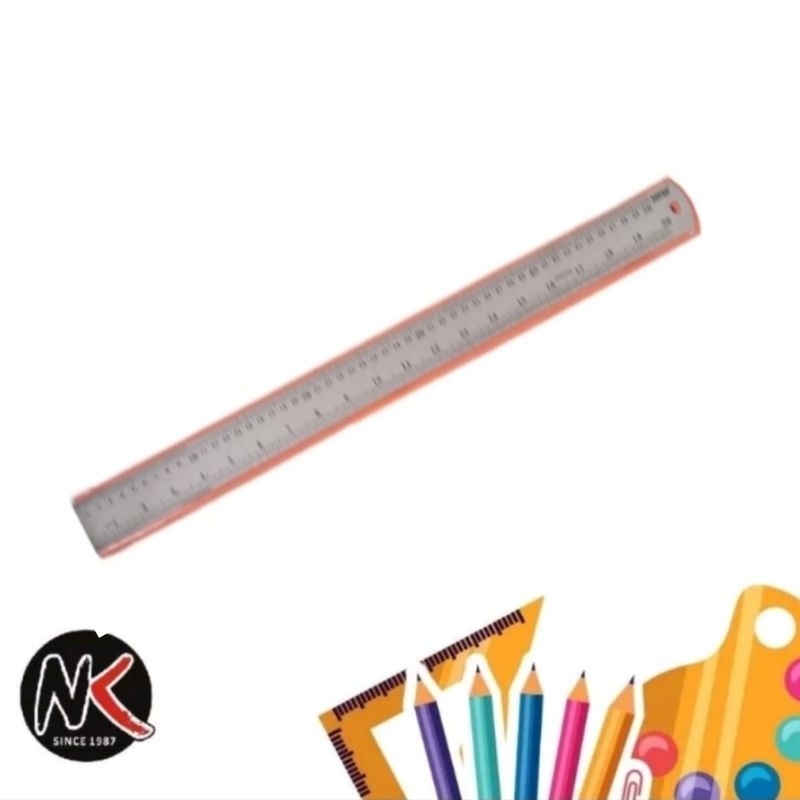 Jual Penggaris besi mistar 50 cm /Ruler Besi JOYKO 1/2 meter | Shopee ...