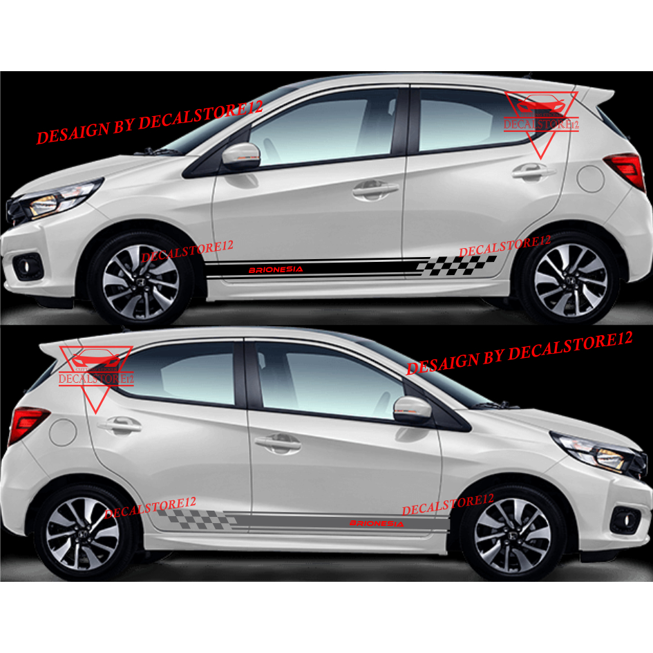Jual stiker sticker brio stiker list mobil honda brio ayla agya dll ...