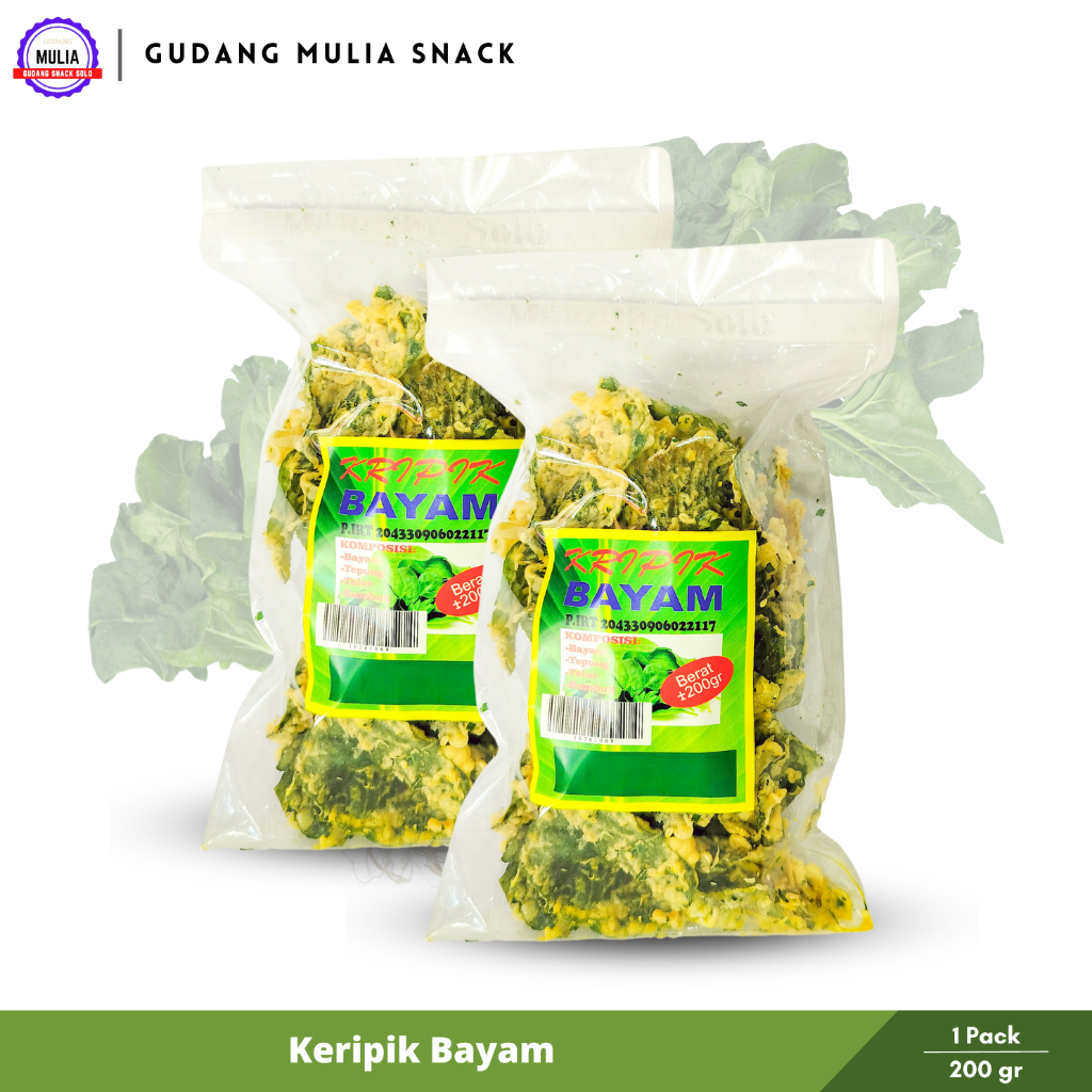 Jual Keripik Bayam | Bayem Krispi Crispy | Shopee Indonesia