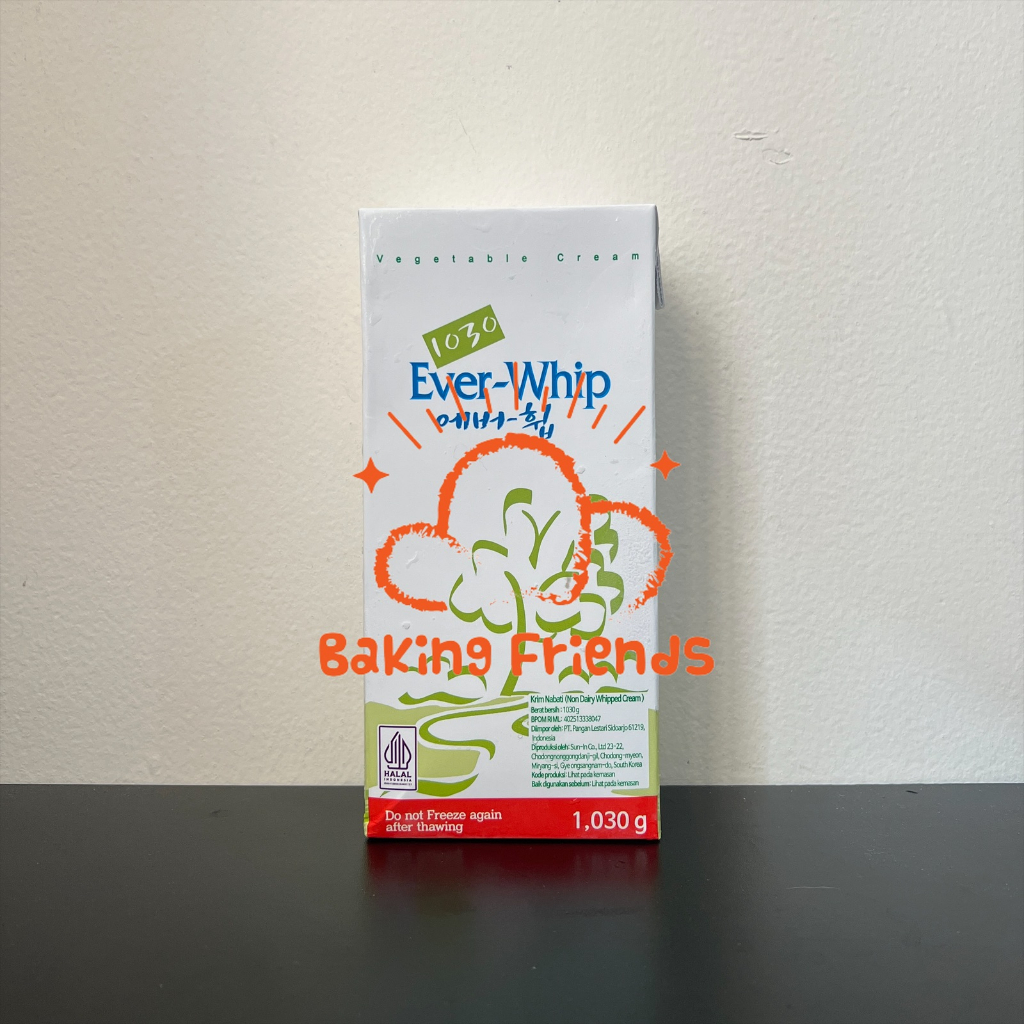 Jual EverWhip Ever Whip Vegetable Cream 1030/Krim Masak Nabati Vegan ...