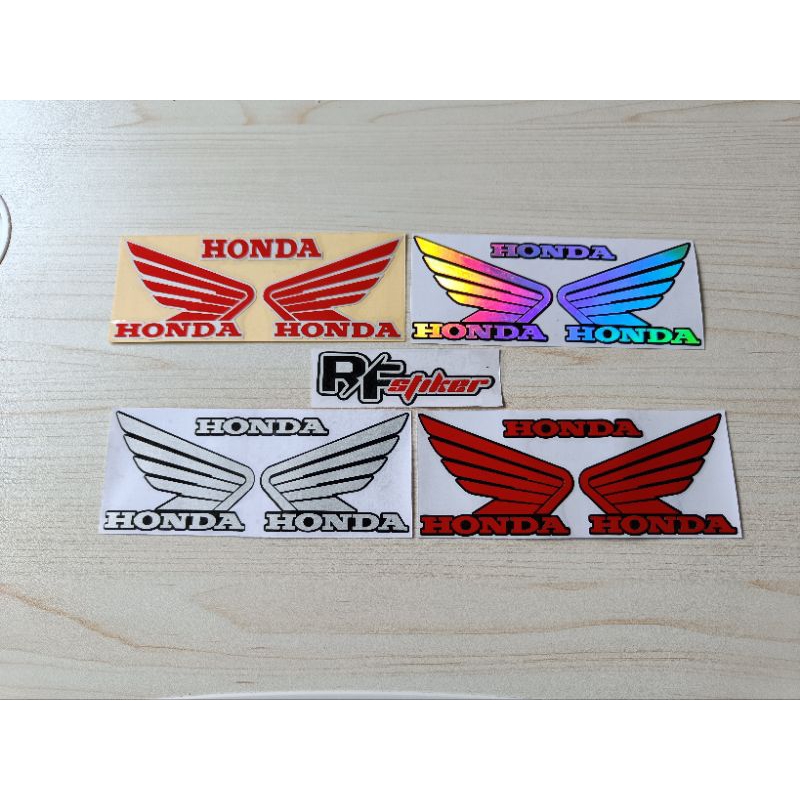 Jual Stiker sticker sayap Honda cutting satu set | Shopee Indonesia