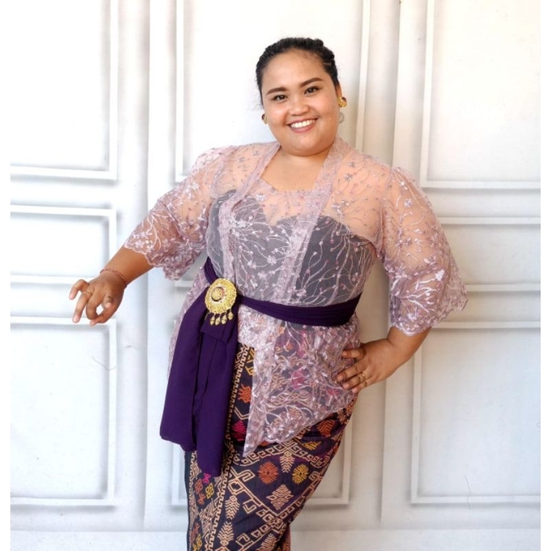 Jual Kebaya Tile Akar Jumbo Lonceng | Shopee Indonesia