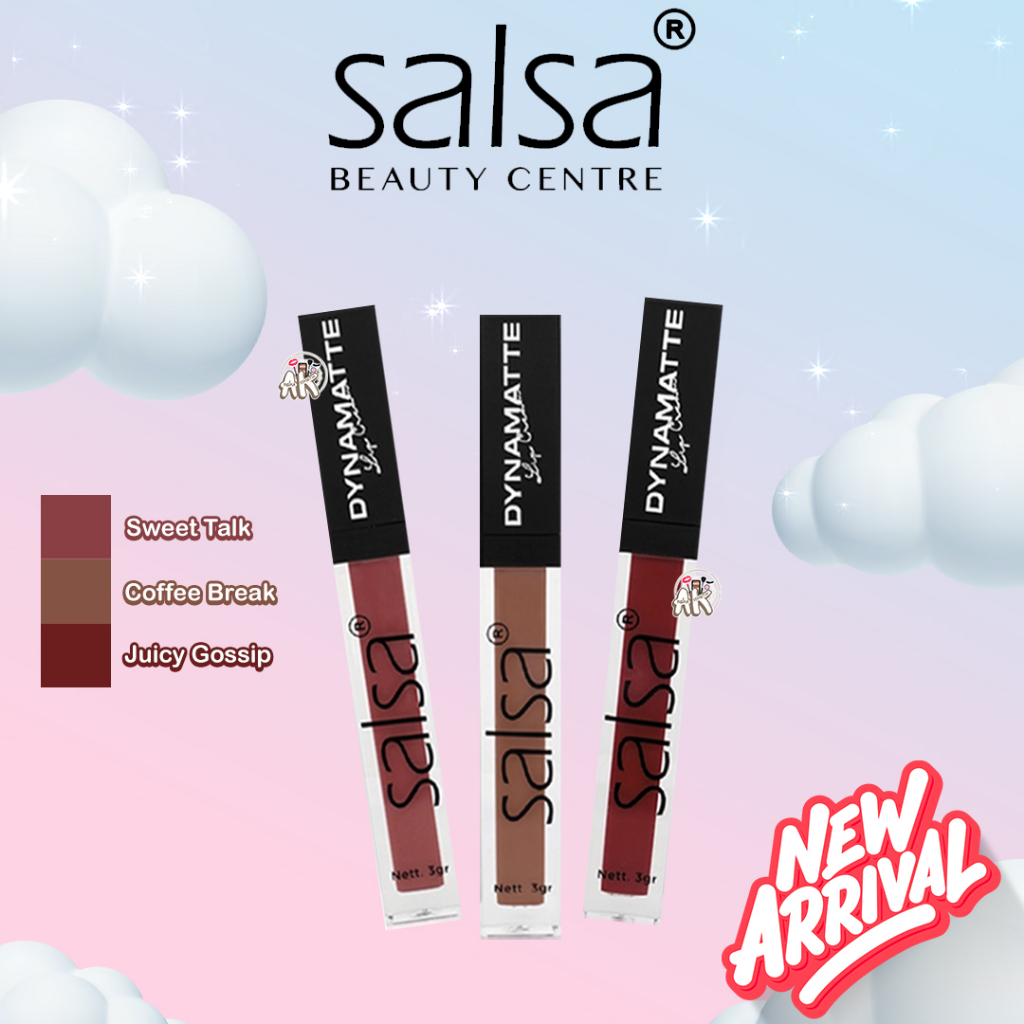 Jual SALSA DYNAMATTE LIPCREAM ( NEW SHADE ) / MATTE LIP CREAM | Shopee ...