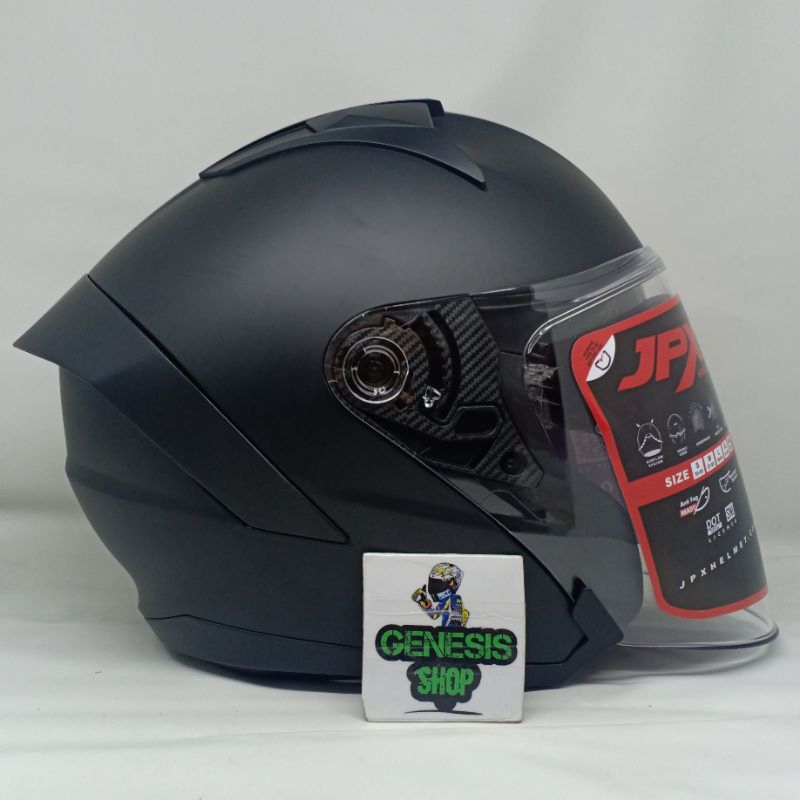 Jual Helm JPX half face NOVA X solid polos | Shopee Indonesia