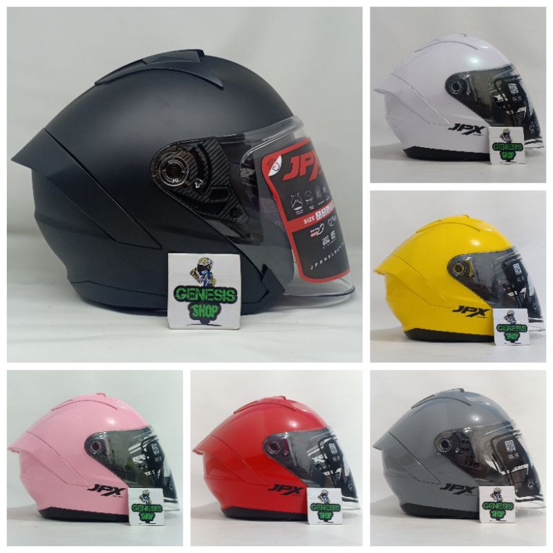 Jual Helm JPX half face NOVA X solid polos | Shopee Indonesia