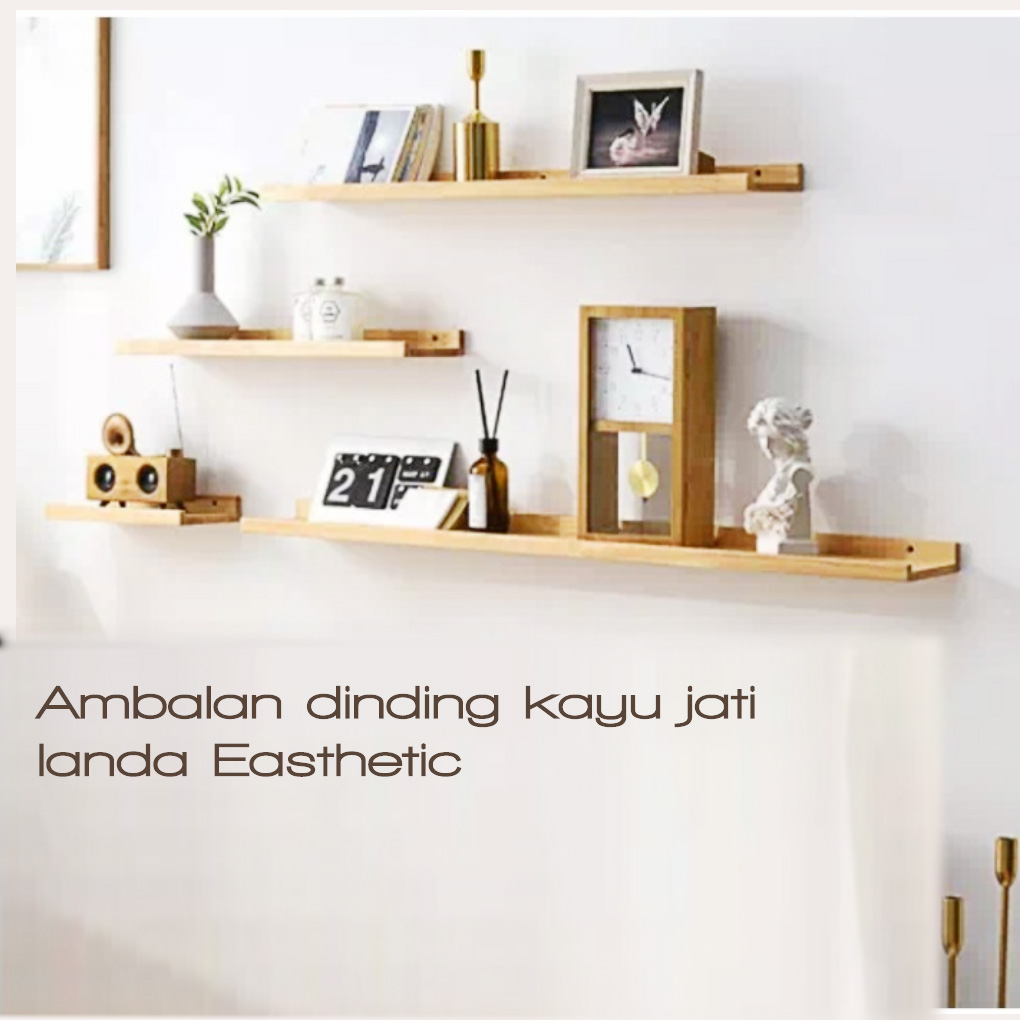 Jual Ambalan Dinding kayu Jati belanda rak dinding Rak serbaguna Rak ...