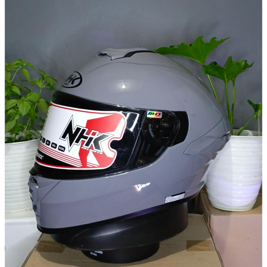 Jual NHK MARK 1 SOLID SINGLE VISOR HELM FULL FACE TERBARU | Shopee ...