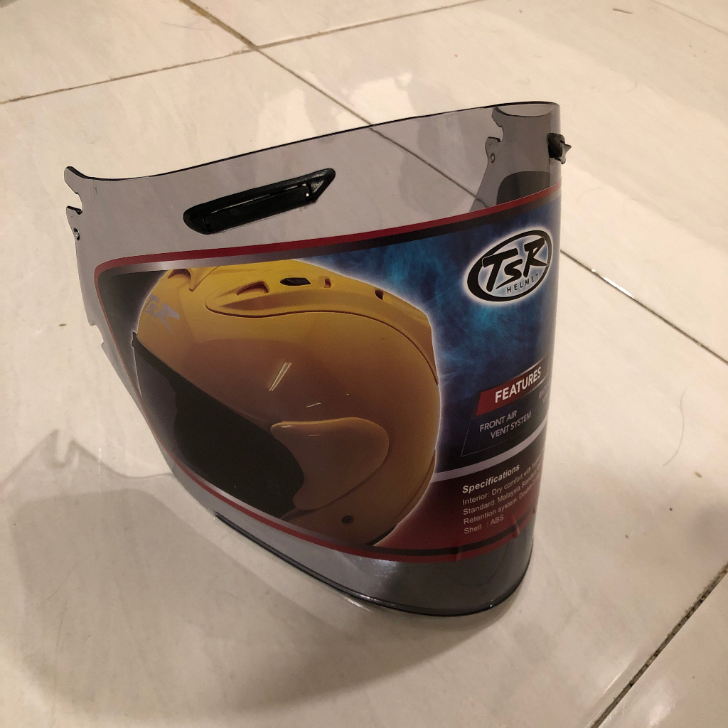 Jual Visor TSR smoke hitam | Shopee Indonesia