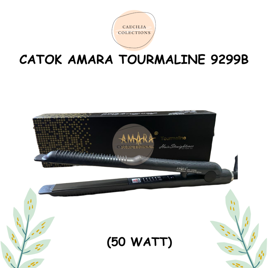 Jual Catok rambut Amara Profesional Tourmaline 9299 B (50 WATT ...