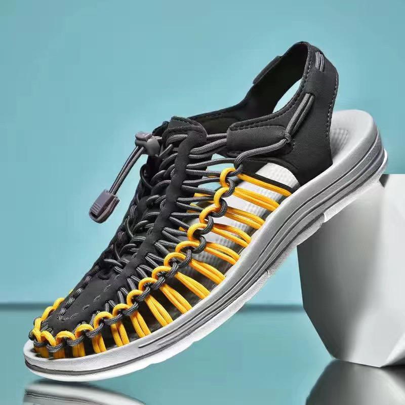 Jual Sepatu Sandal Gunung Sandal Pria Hiking Mendaki Sandal Outdoor Casual Sandal Slide Tali ...