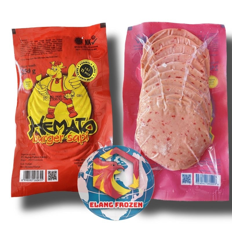Jual Hemato Beef Isian Burger Sapi isi 11 | Shopee Indonesia